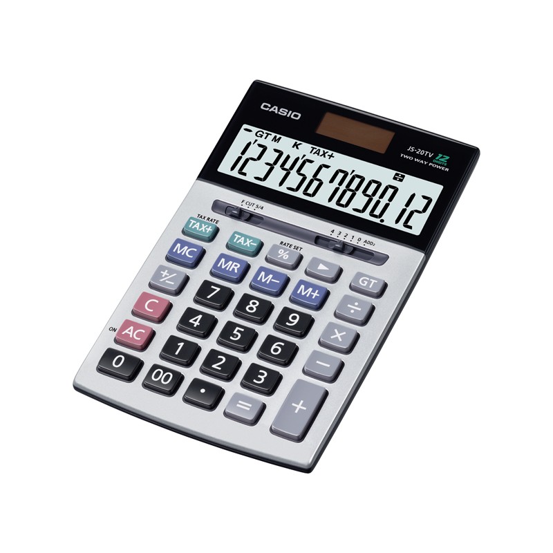 Casio JS-20TV Calculadora de Sobremesa - Calculo de Impuestos ...